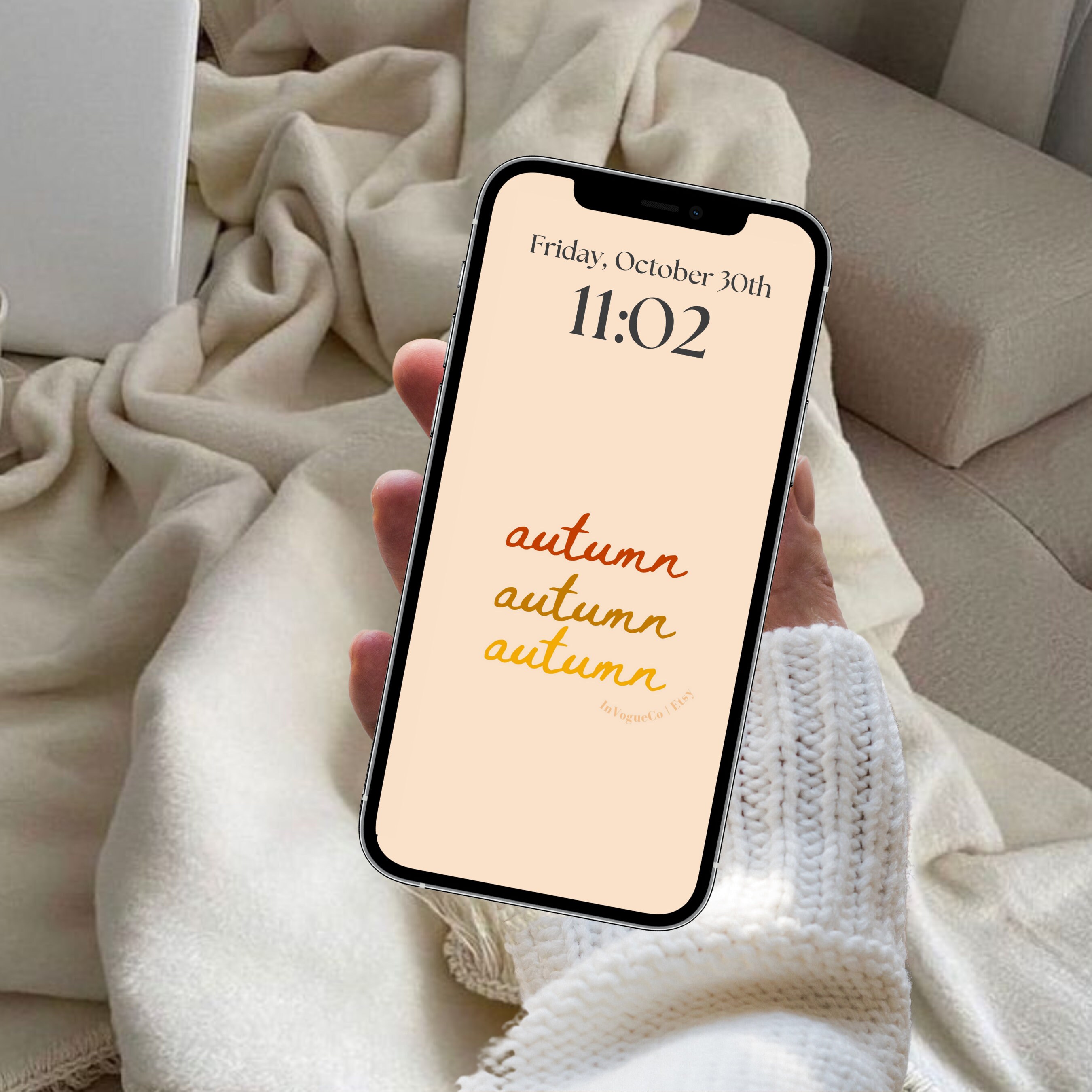 Fall Aesthetic Wallpaper | Fall Lockscreen Wallpaper | Fall iPhone ...