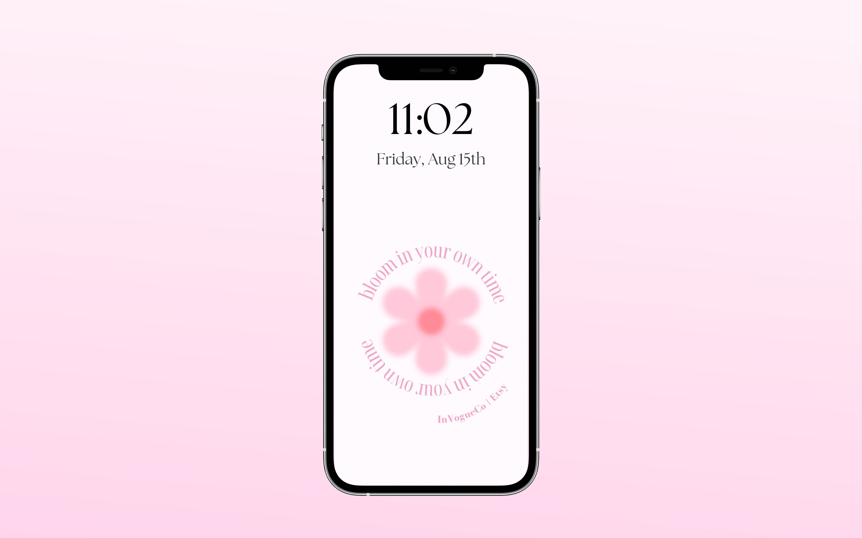 Pink iPhone Wallpaper | Positive Vibes | Quotes | Minimalistic iPhone ...