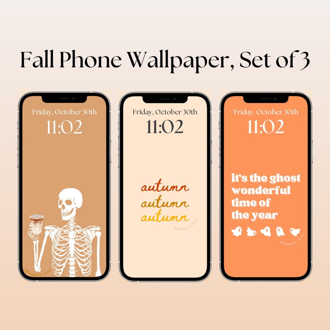 Fall Aesthetic Wallpaper | Fall Lockscreen Wallpaper | Fall iPhone ...