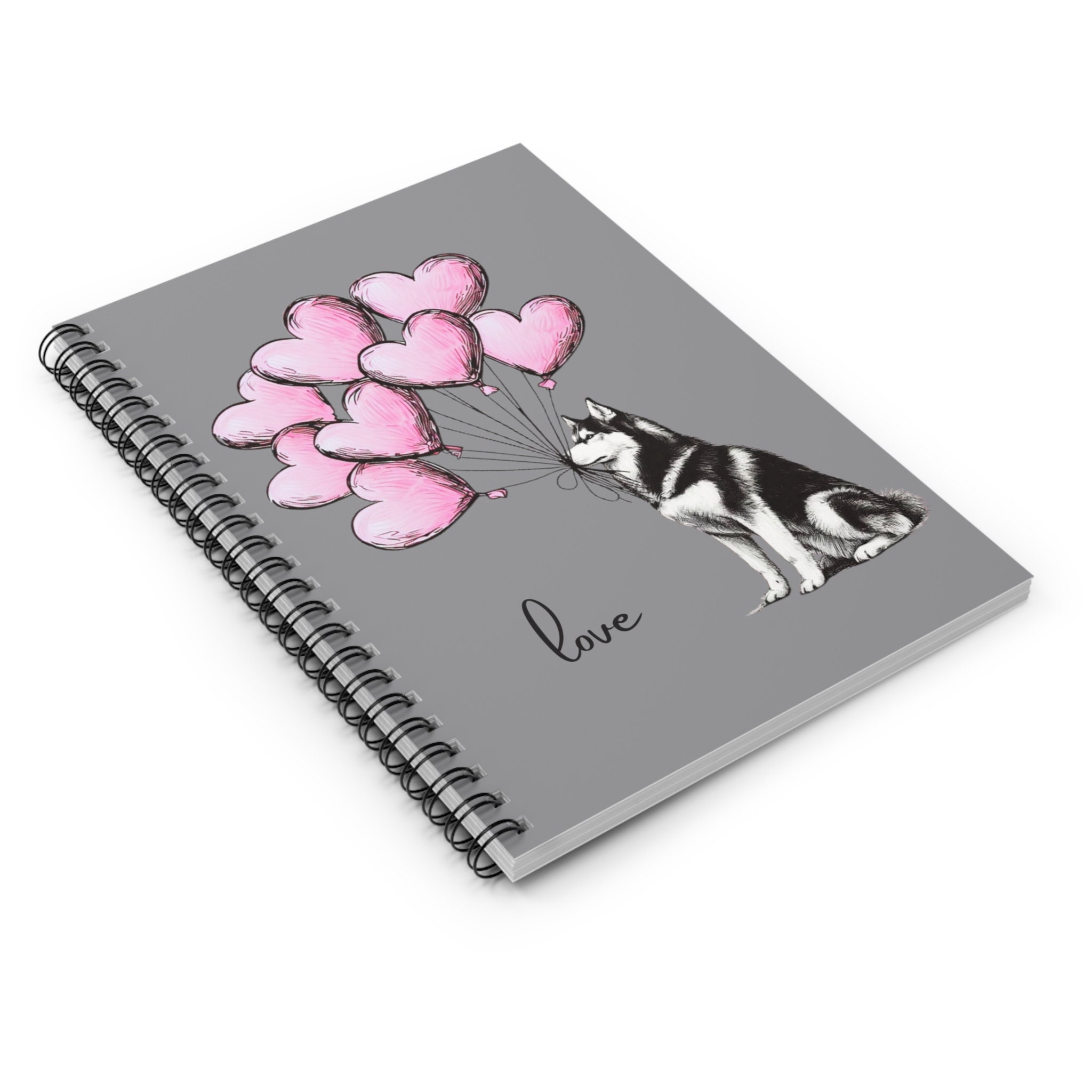 Siberian Husky Valentine's Notebook, Great Valentine's Gift Idea ...
