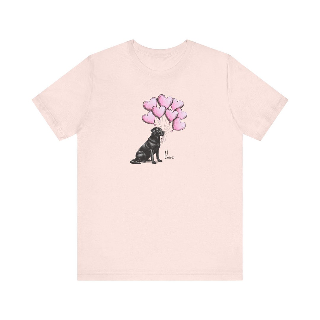 Black Labrador Balloons Tee: Custom Dog Lover Gift - Etsy