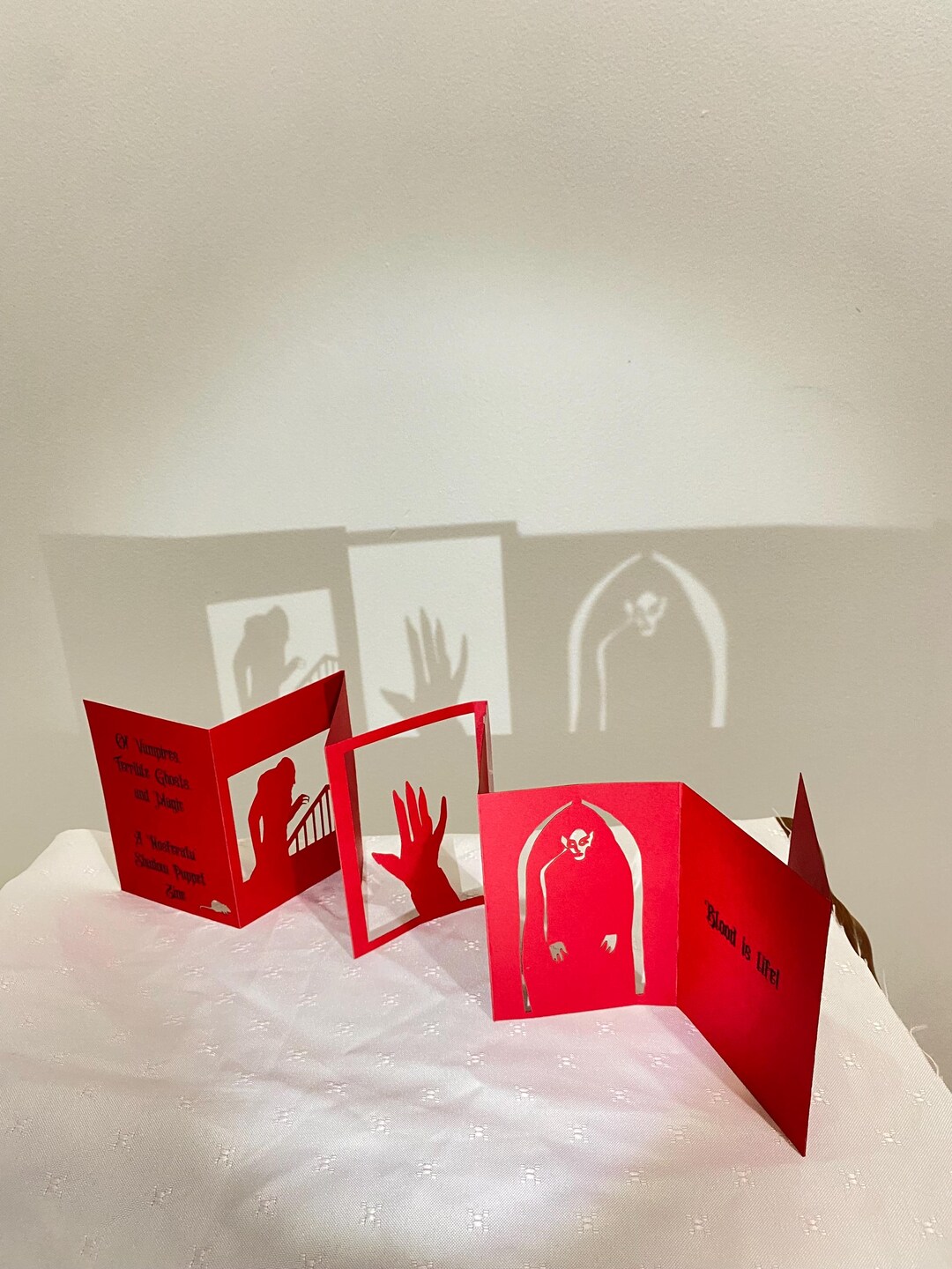Nosferatu Shadow Puppet Zine: 1922 Silent Horror Film, Artist Book - Etsy