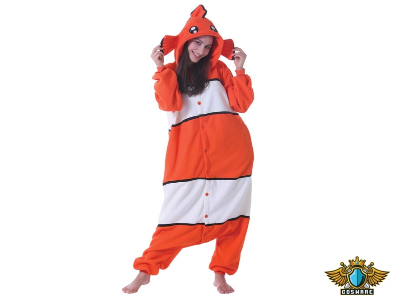 Clown Fish Onesie Funny Adult Kigurumi Onsie - Etsy