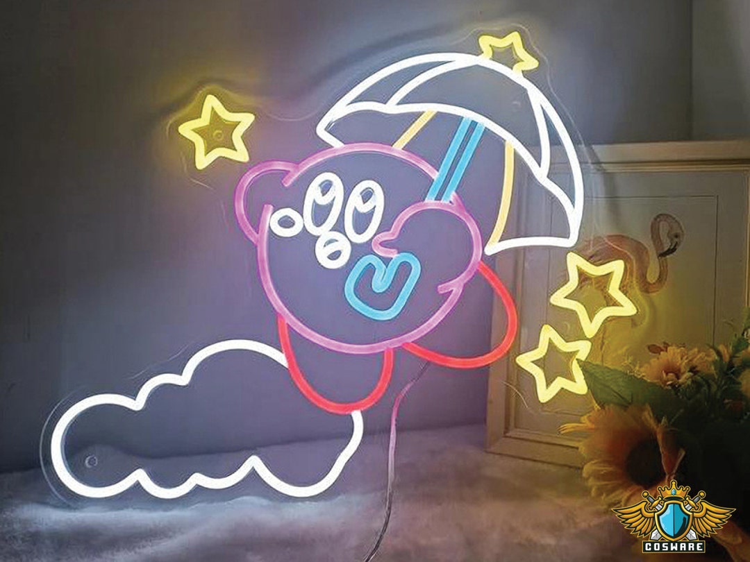 15.7 Starry Night Kirby Neon Sign Anime Neon Sign - Etsy