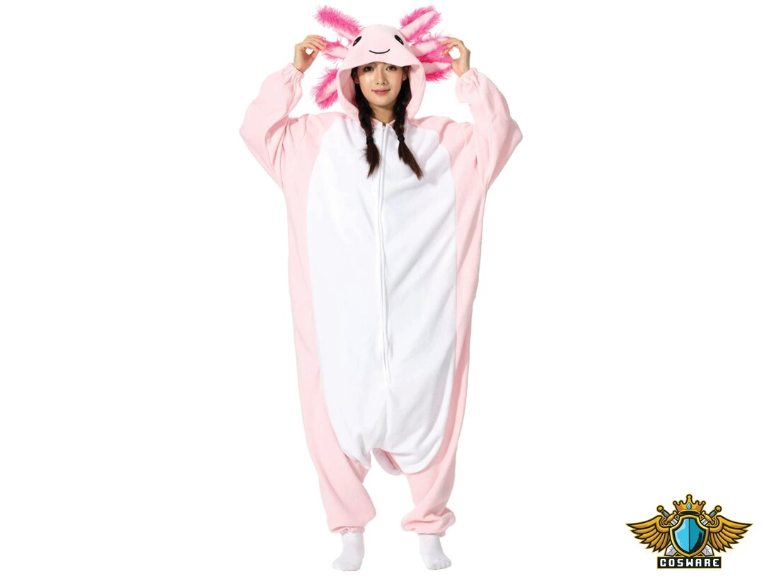 Pink Adult Axolotl Onesie Axolotl Clothes Axolotl Costume - Etsy Canada