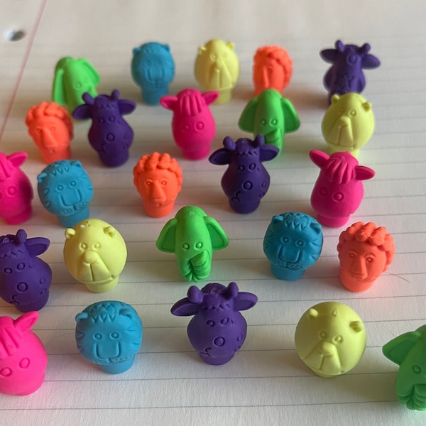 Pencil Topper Eraser - Etsy New Zealand