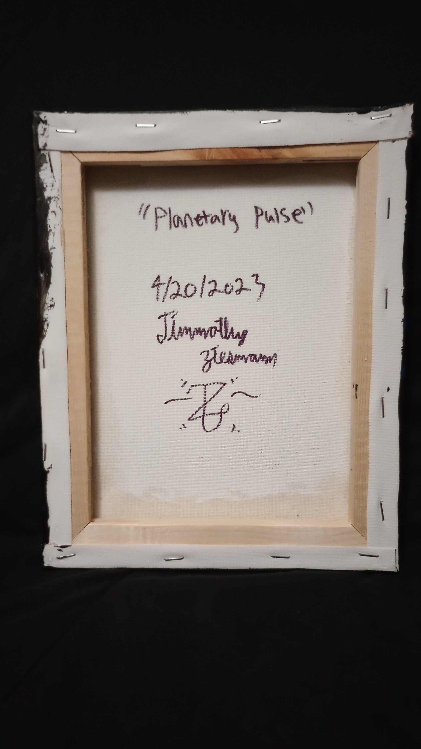 Planetary Pulse UV Reactive Original Splatter and Sponge Acrylic ...