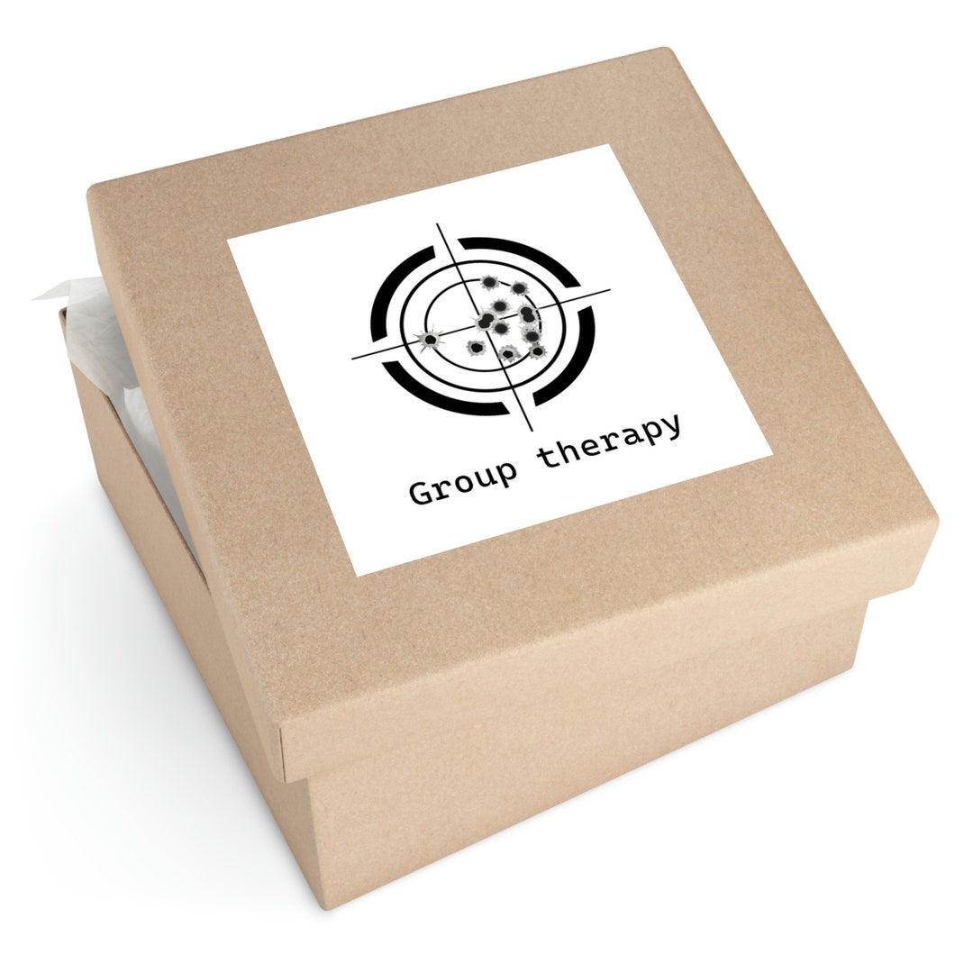 Group Therapy Bullseye Sticker - Shots Never Felt so Good - Etsy