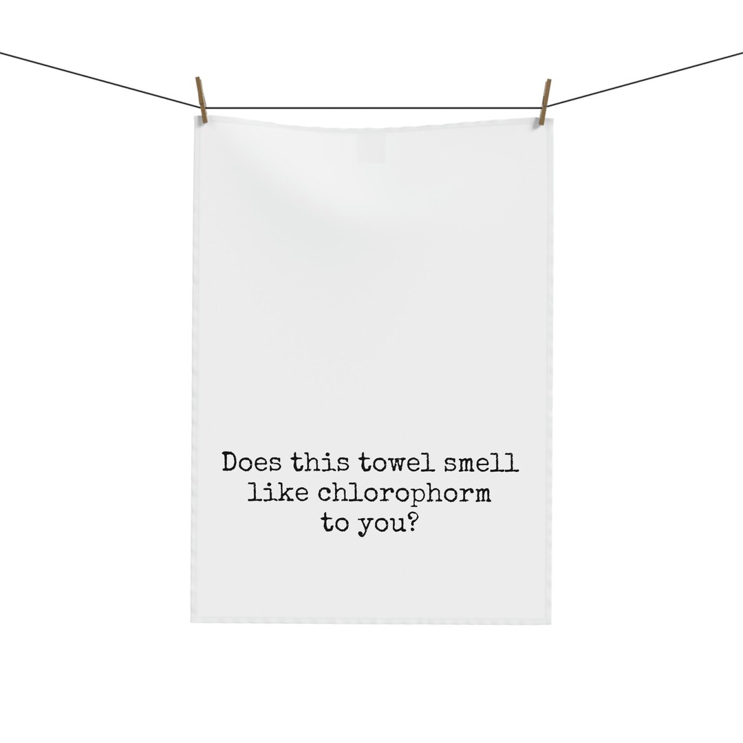 True Crime Joke Towel: 27'' X 20'' Does This Towel Smell Like ...