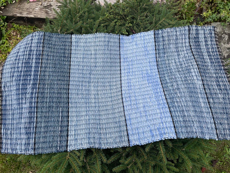 Handmade Denim Rag Rug six Jeans - Etsy