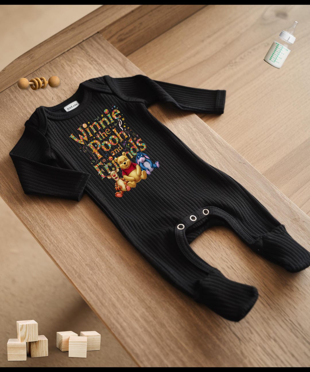 Infant Long Legged Baby Rib Bodysuit Pooh Body Suit Winnie and Friends ...