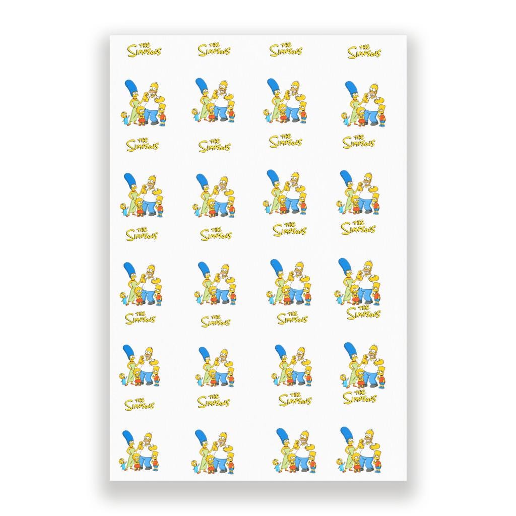 Gift Wrap Paper Simpson Gift Wrap Simpson Birthday Wraping Paper ...