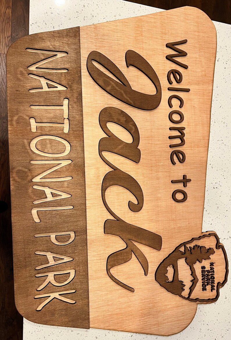 National Park Sign Custom National Park Sign National Park - Etsy
