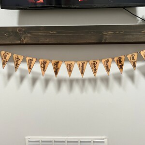 National Park Wooden Pennant Banner: Laser Engraved US Parks Decor - Etsy