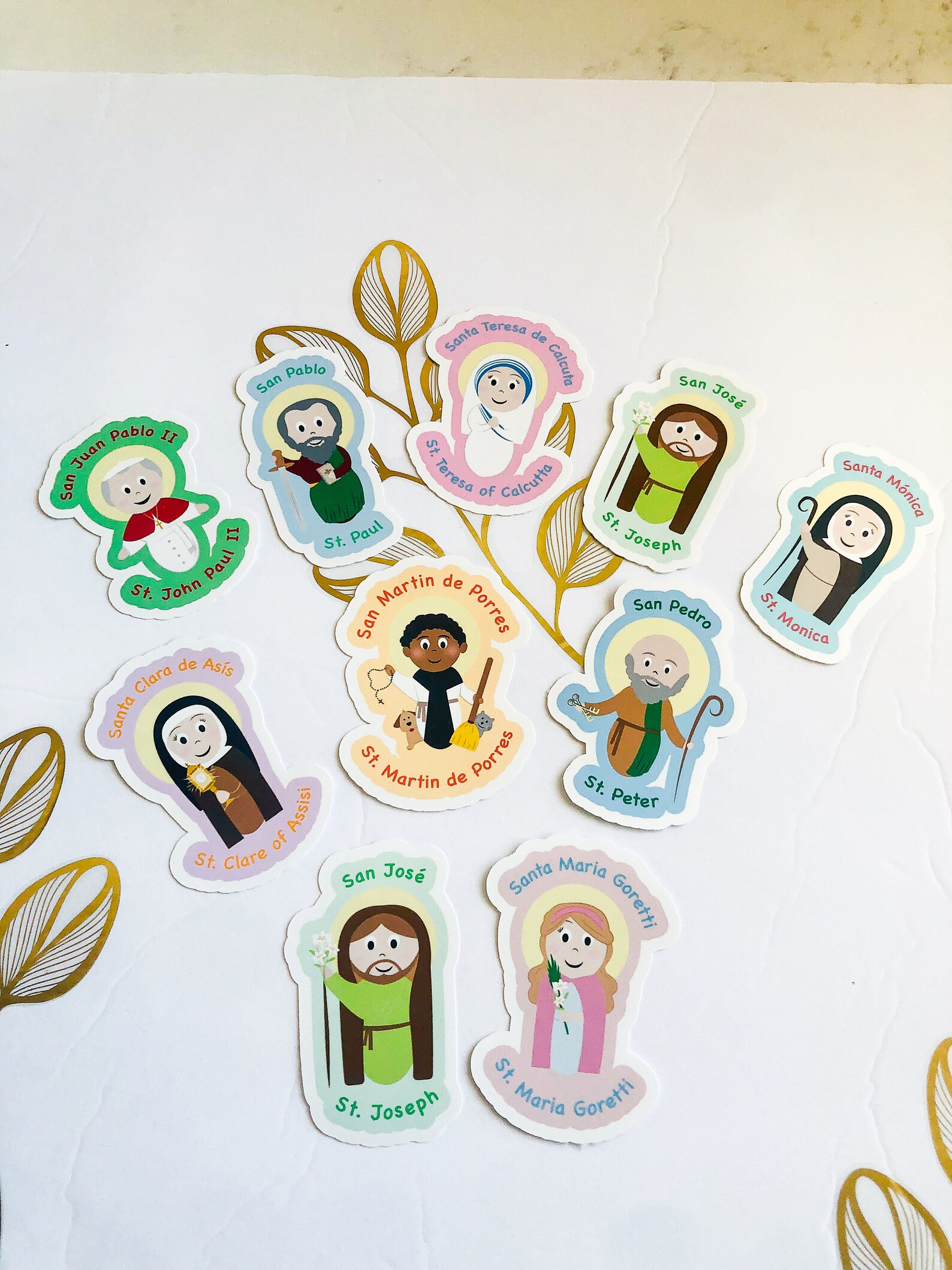 Saint Stickers, Religious Gifts, Catechism Stickers - Etsy