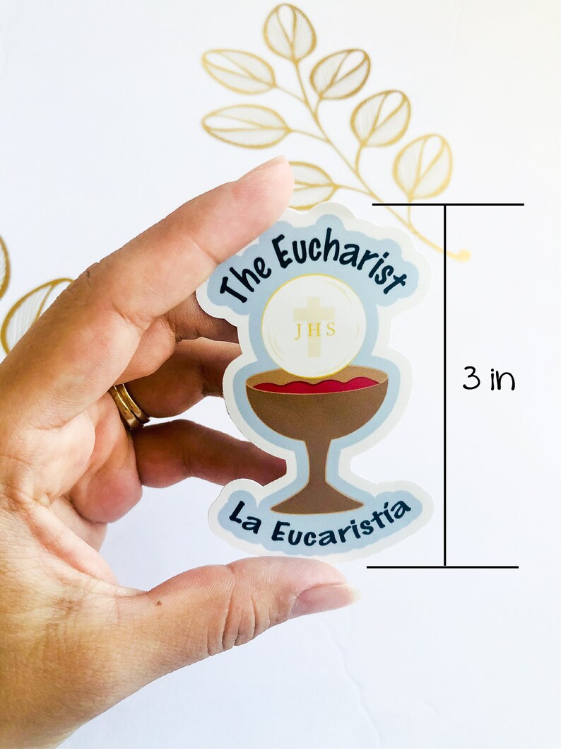 6 Catholic Stickers, Calcomanías Catolicas. Religious Gifts, Sticker ...