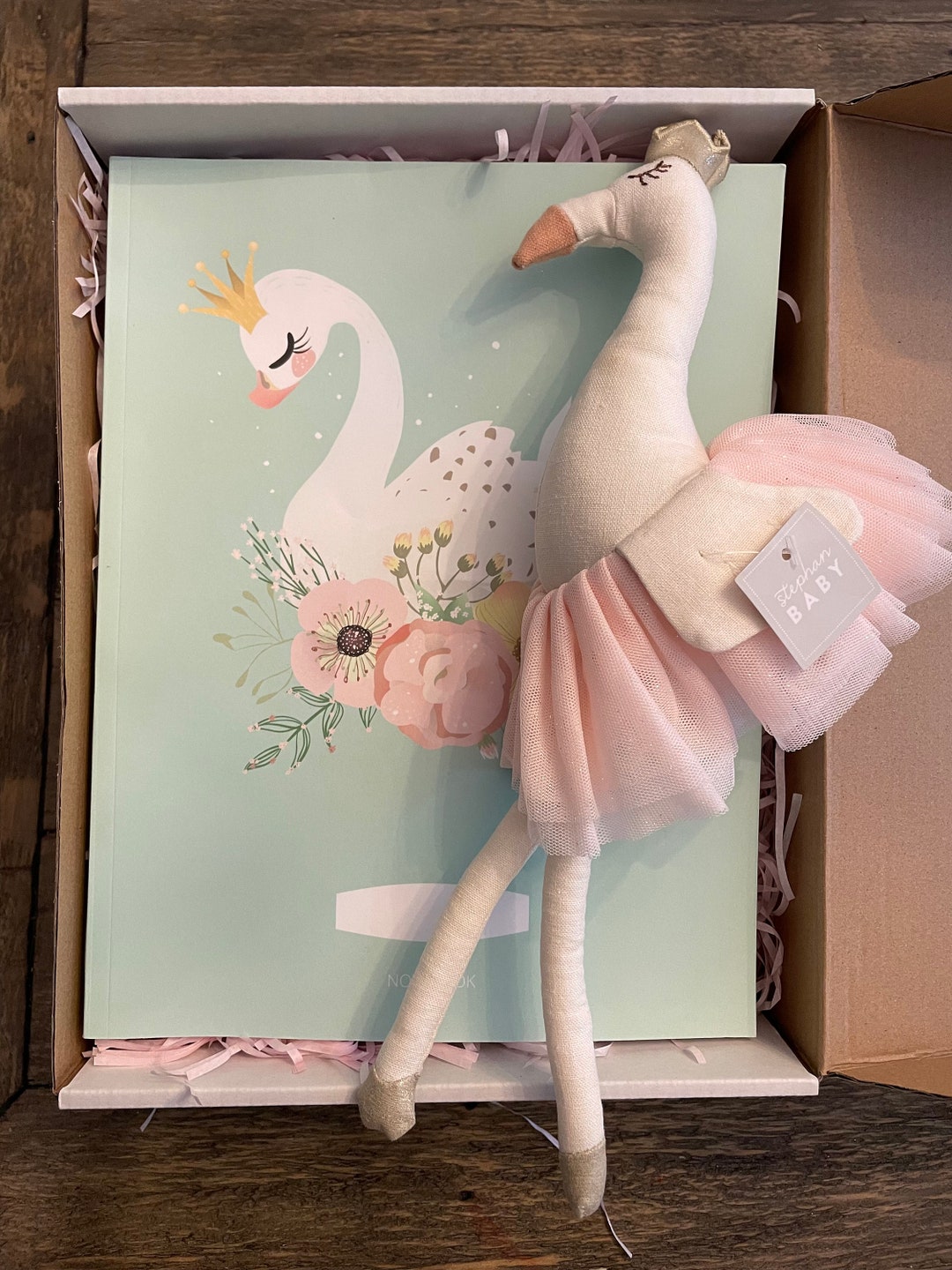 Swan Princess Notebook With Matching Plush Swan Doll - Etsy