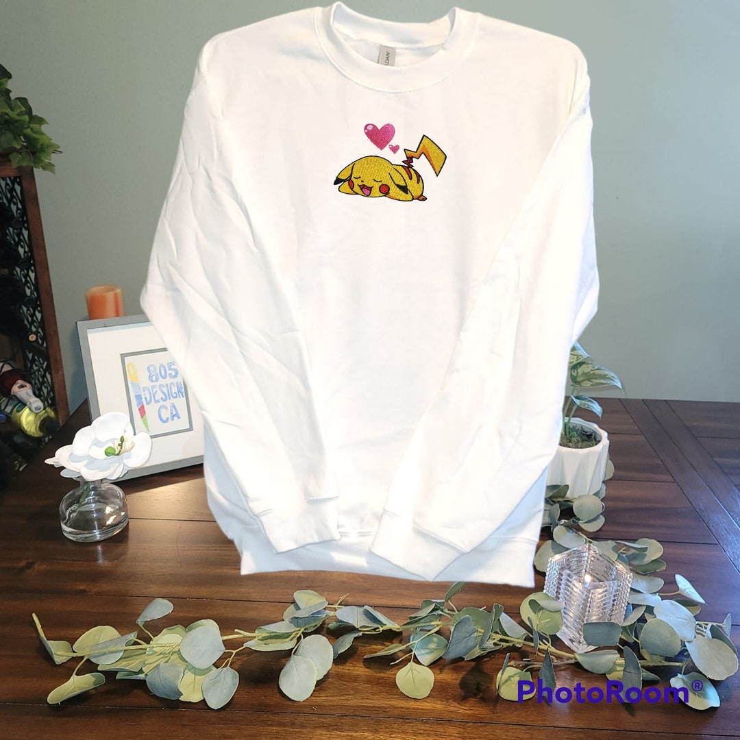 Custom Pikachu Inspired Beautiful Sweatshirt Vintage Pokémon ...