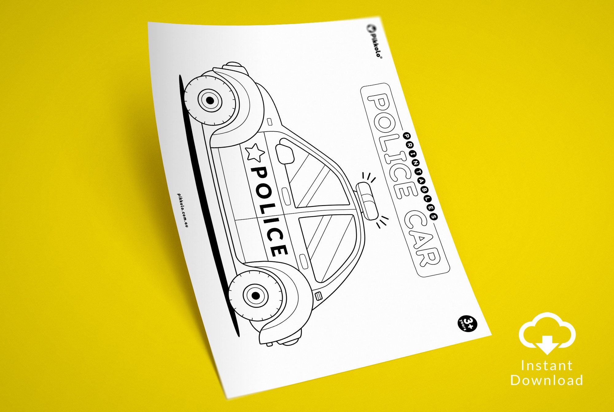 Children’s Colouring in Pages: Rescue Vehicles - Etsy