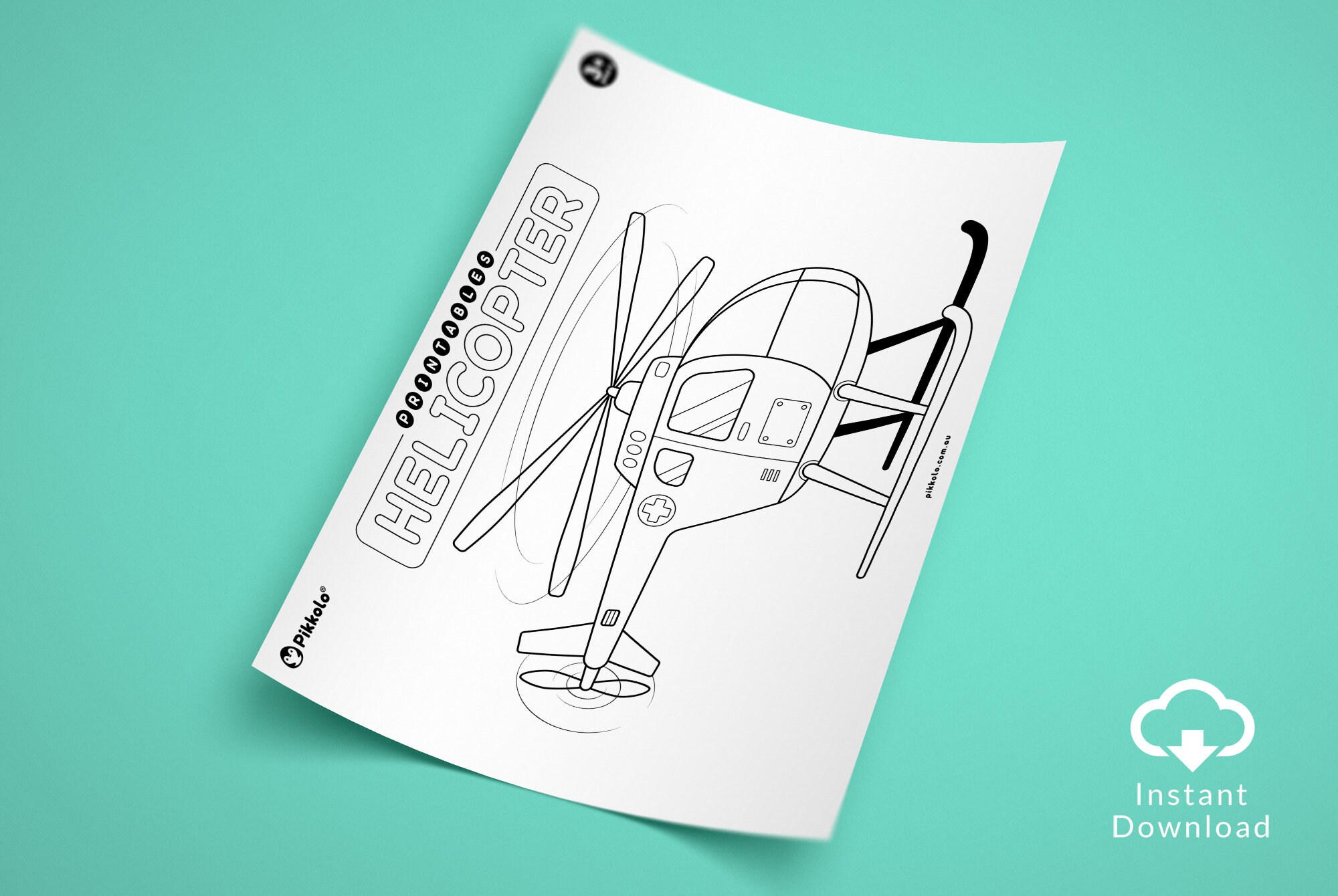 Children’s Colouring in Pages: Rescue Vehicles - Etsy