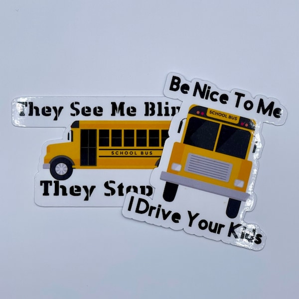 School Bus Decal - Etsy