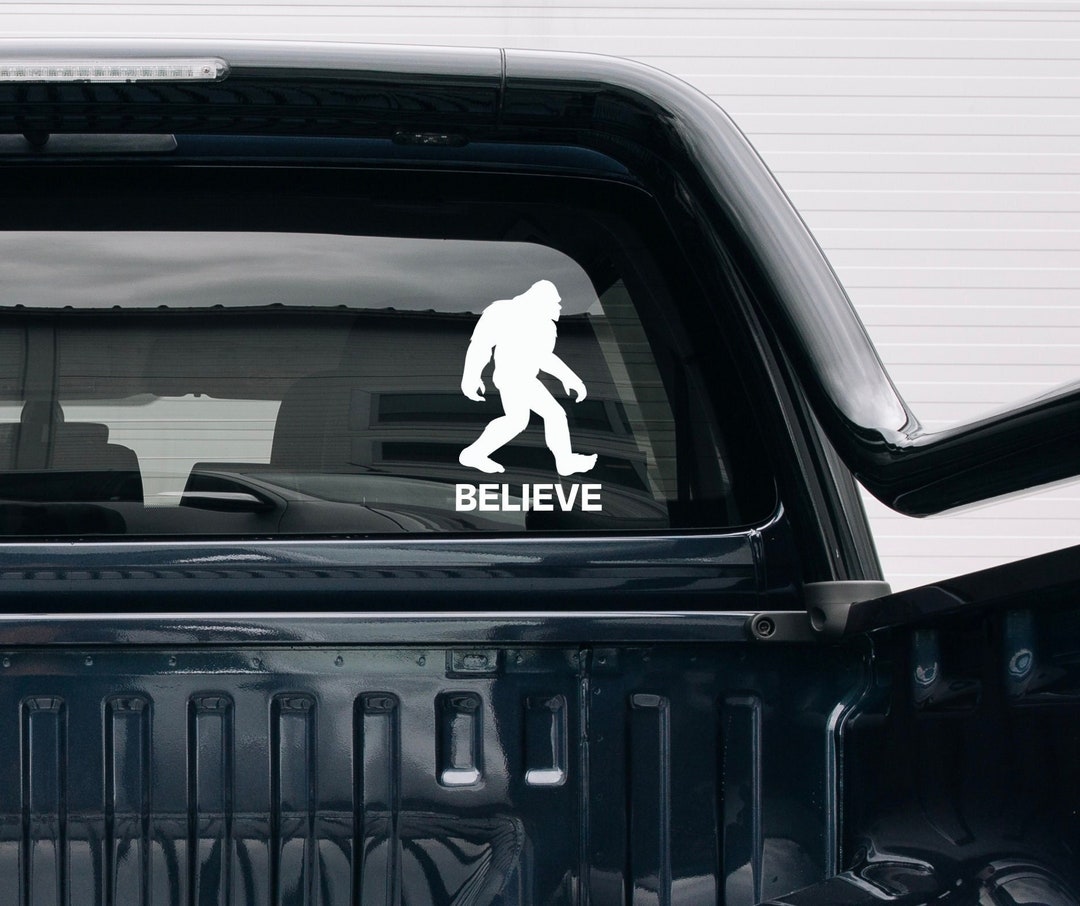 Sasquatch Bigfoot Car Decal - Etsy