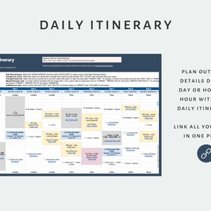 Digital Travel Planner - Daily Travel Itinerary, Travel Budget Planner ...