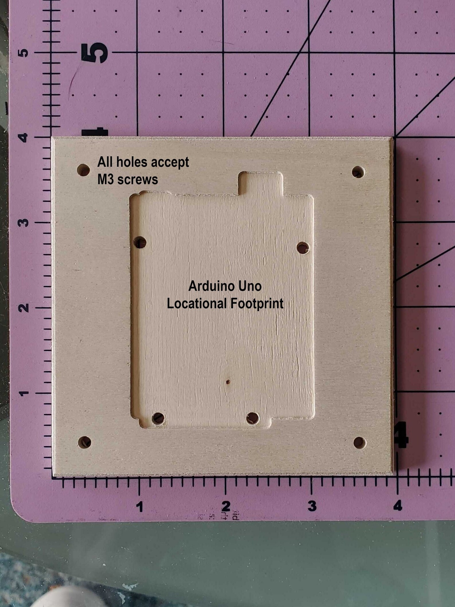 Base Plate for Arduino Uno, Mounting Plate for Arduino Uno, Arduino Mount, Arduino Base, Arduino ...