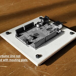 Base Plate for Arduino Uno, Mounting Plate for Arduino Uno, Arduino Mount, Arduino Base, Arduino ...