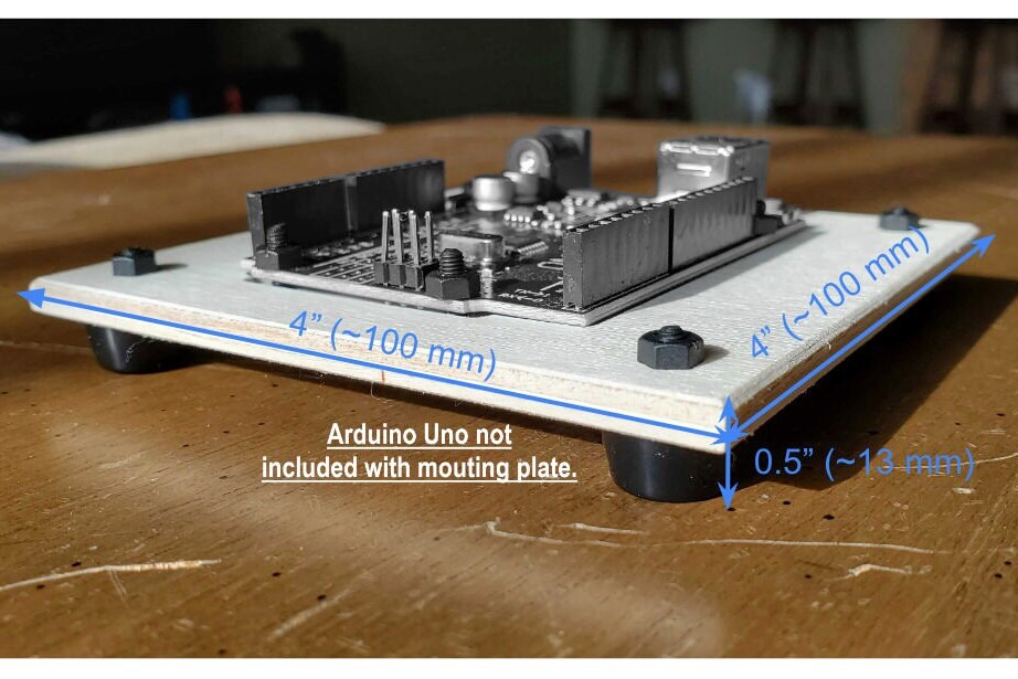 Base Plate for Arduino Uno, Mounting Plate for Arduino Uno, Arduino Mount, Arduino Base, Arduino ...