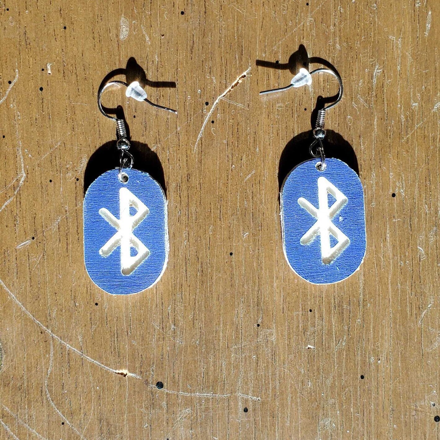 Bluetooth Themed Earrings, Bluetooth Earrings, Techie Earrings, Tech ...