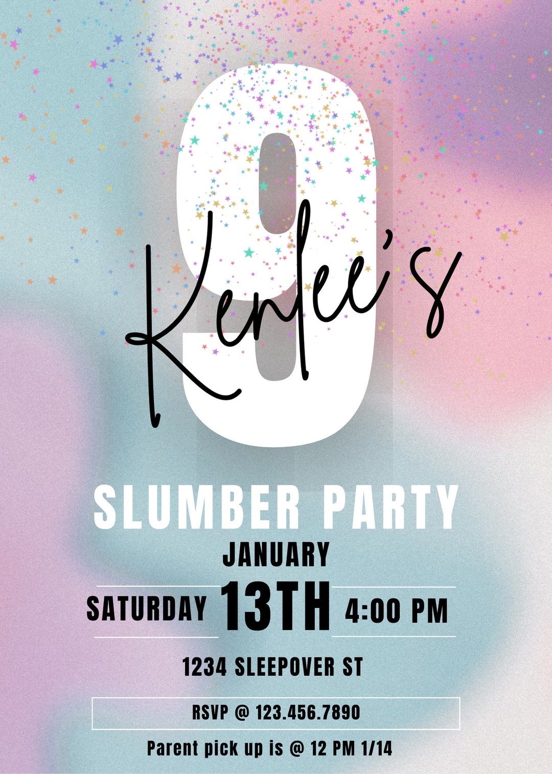 Slumber Party Itinerary for Girls | Sleepover Schedule | Tween Party ...