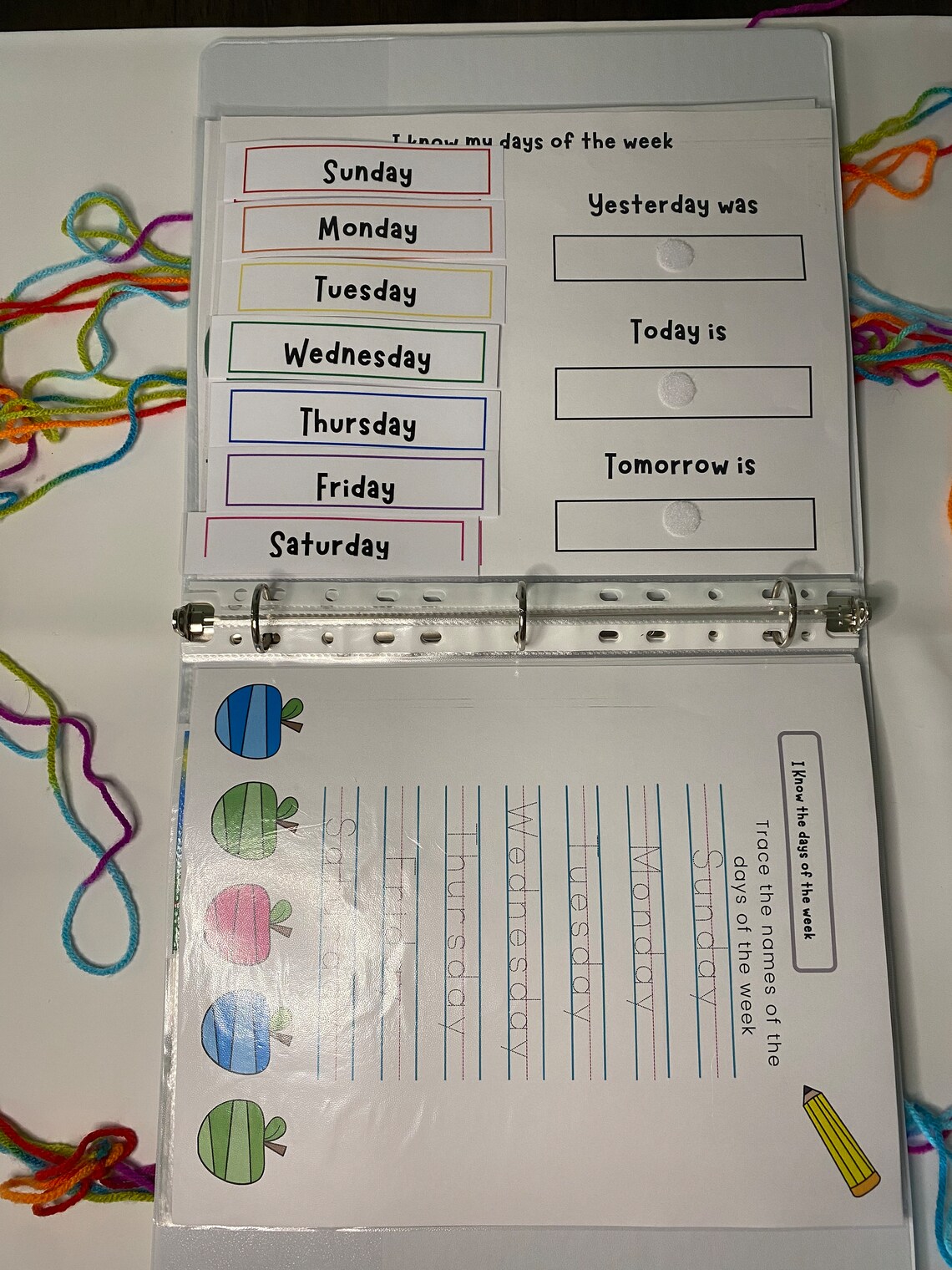 Personalized Preschool Interactive Learning Binder 20 | Etsy