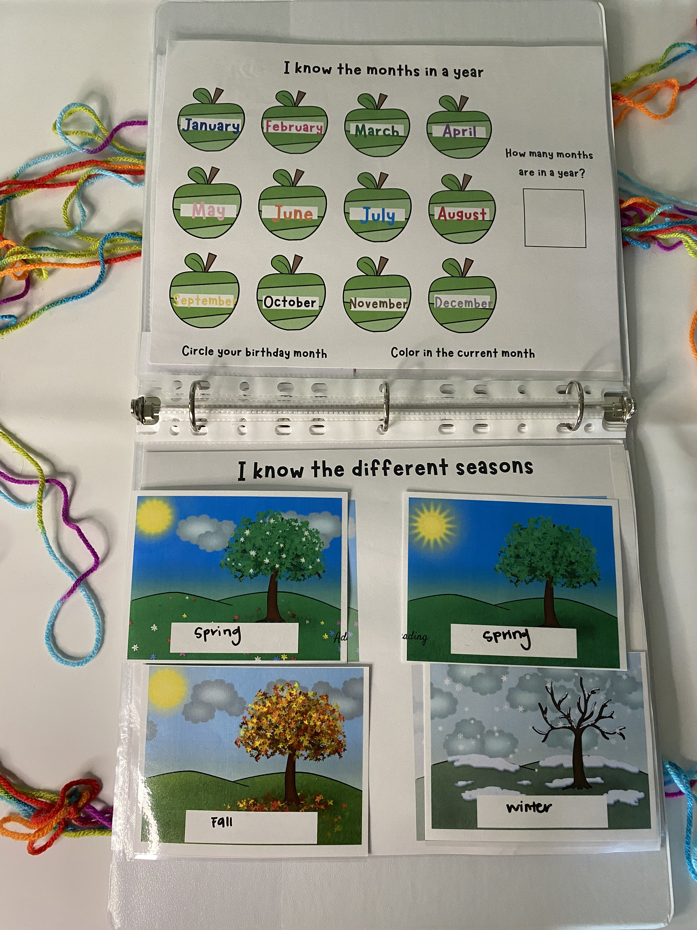 Personalized Preschool Interactive Learning Binder 20 Pages Including ...