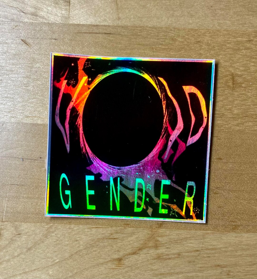 Void Gender Sticker - Etsy