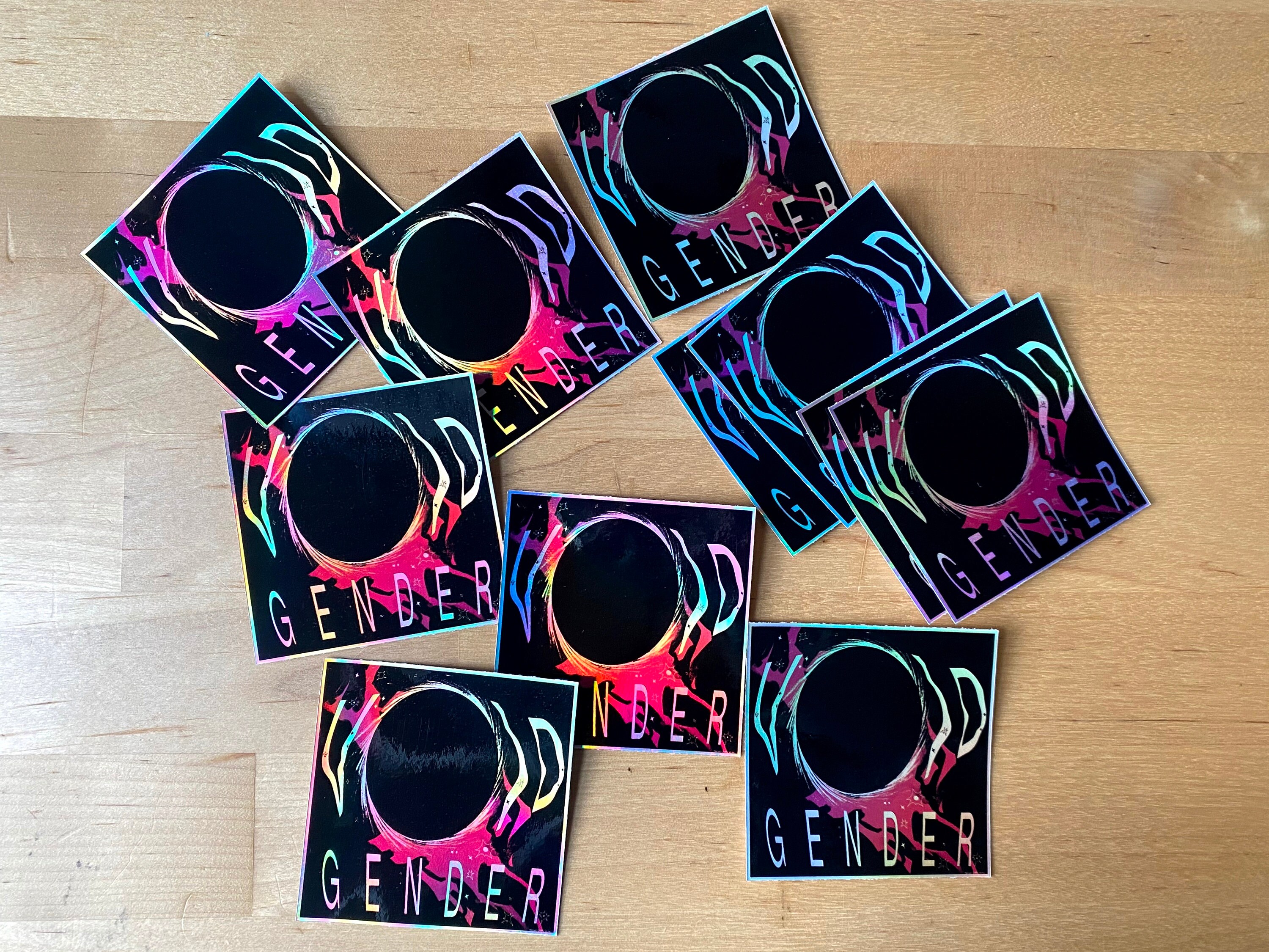 Void Gender Sticker - Etsy