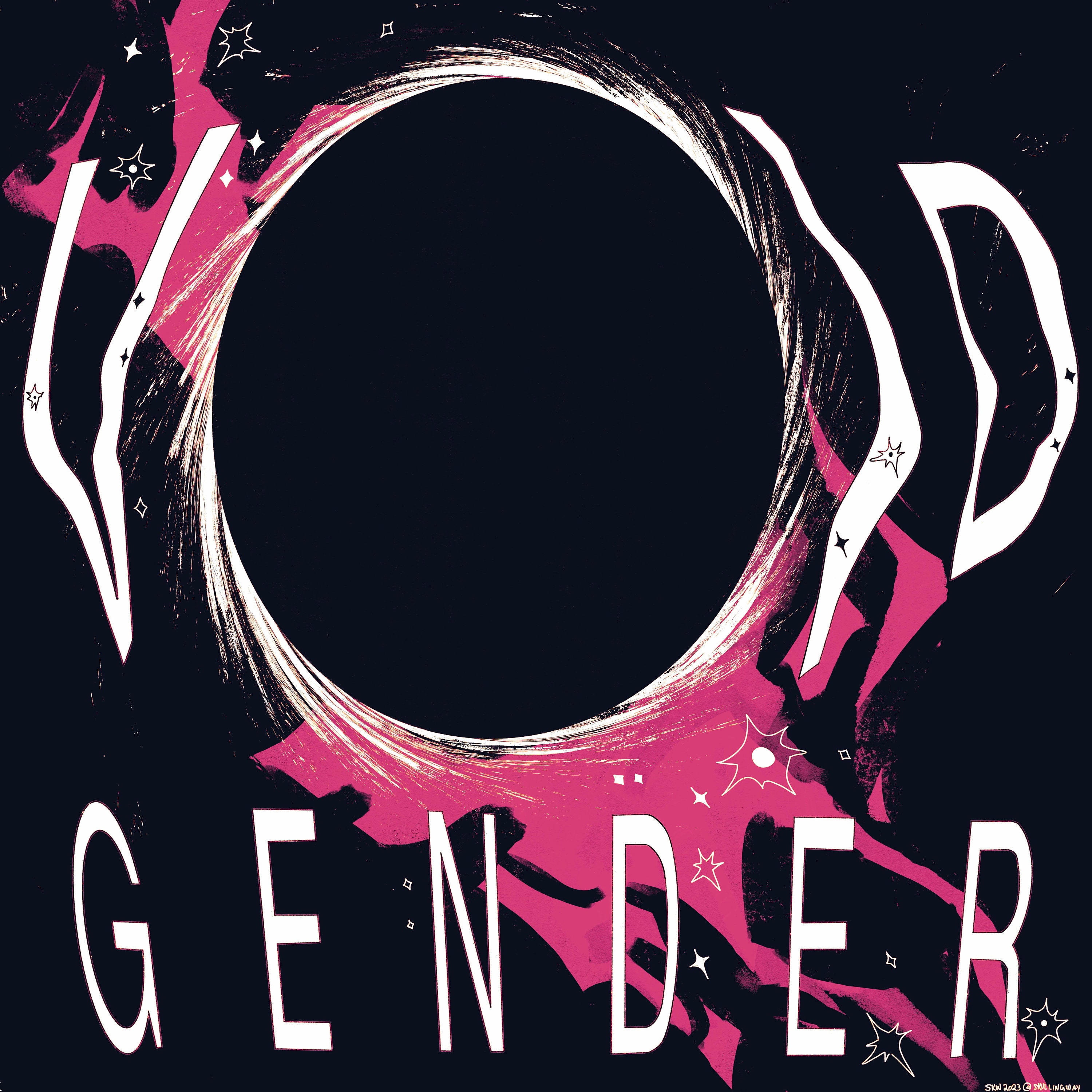 Void Gender Sticker - Etsy