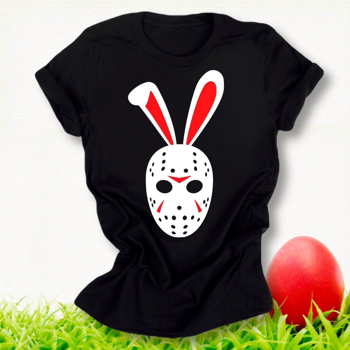 Jason Voorhees Horror Easter Bunny Tee Unisex Slasher Tshirt - Etsy