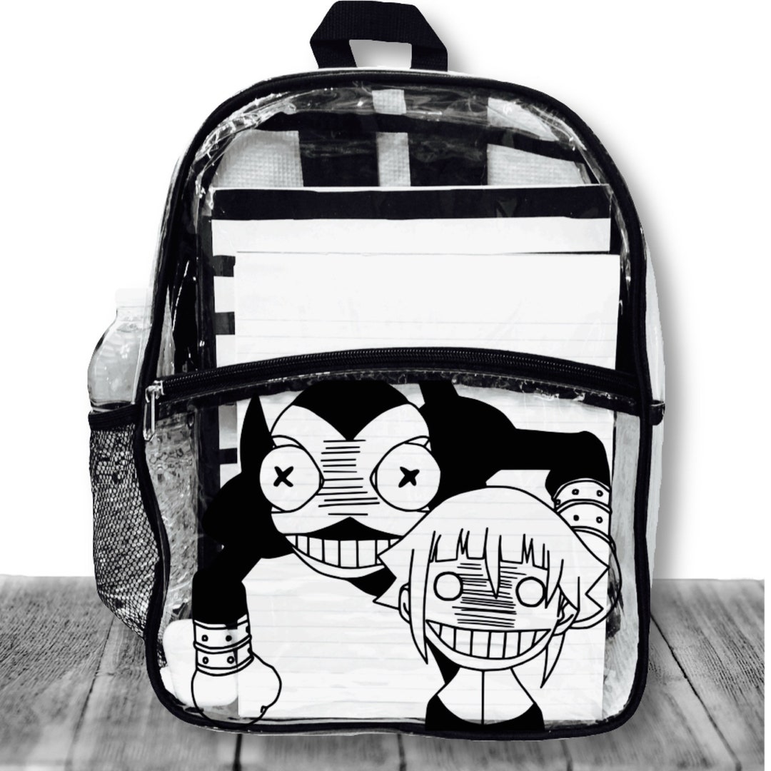 Soul Eater Crona & Ragnarok Clear Backpack | Clear Anime 15” Backpack ...