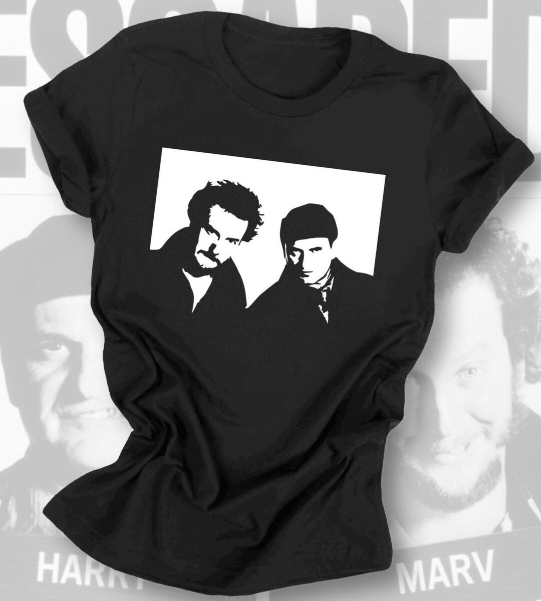 Wet Bandits White and Black Tee Home Alone Bad Guy Robbers - Etsy