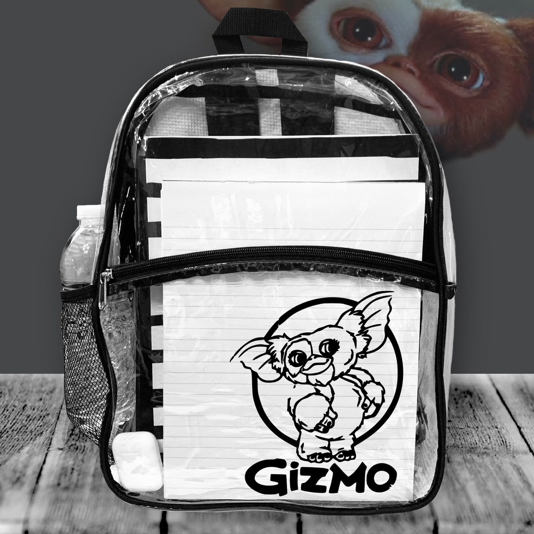 Gremlins Gizmo Backpack | 15” Creepy Cute Clear Backpack | 80’s Vintage ...