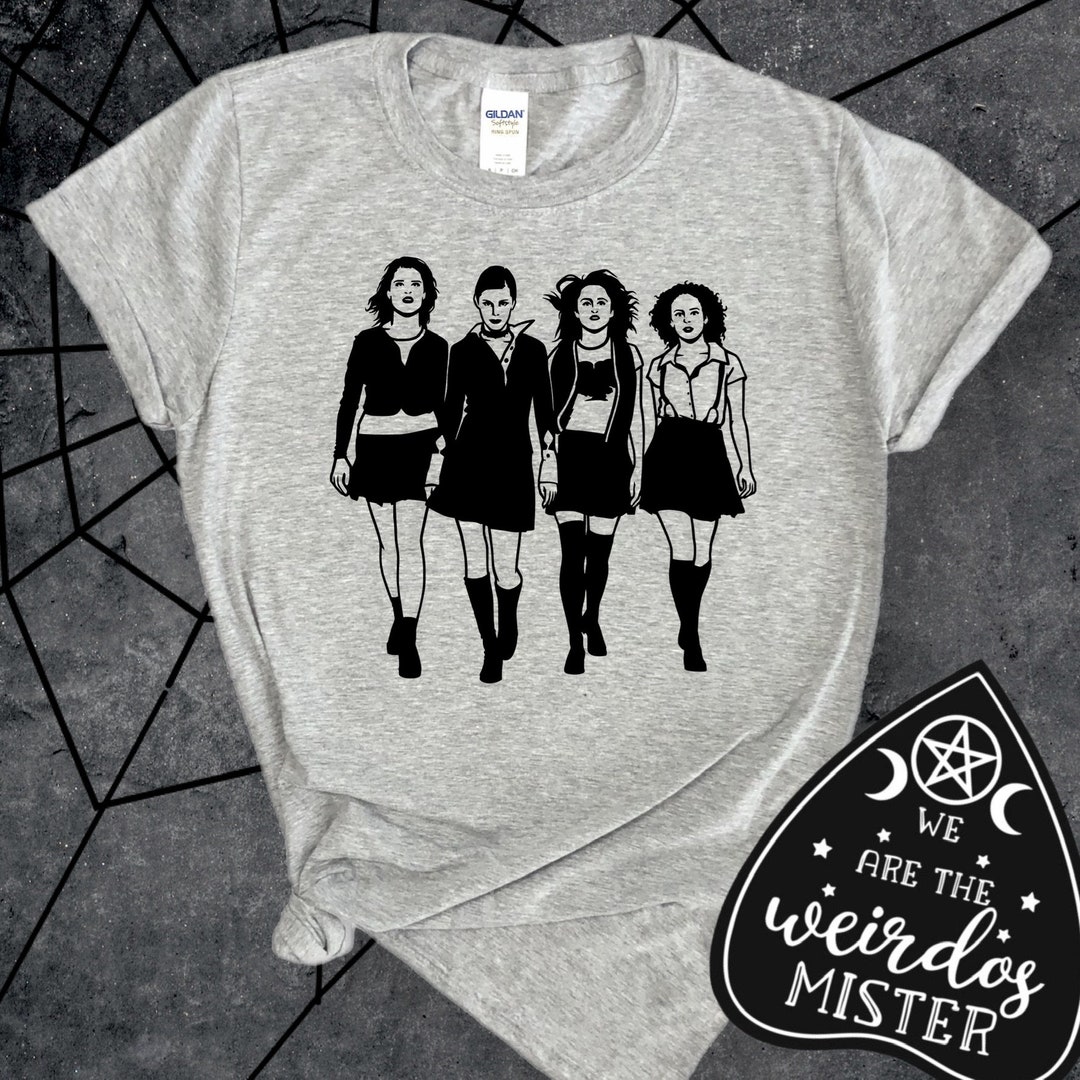 The Craft Gray & Black Tee | Unisex 90’s Cult Halloween Movie Tshirt ...