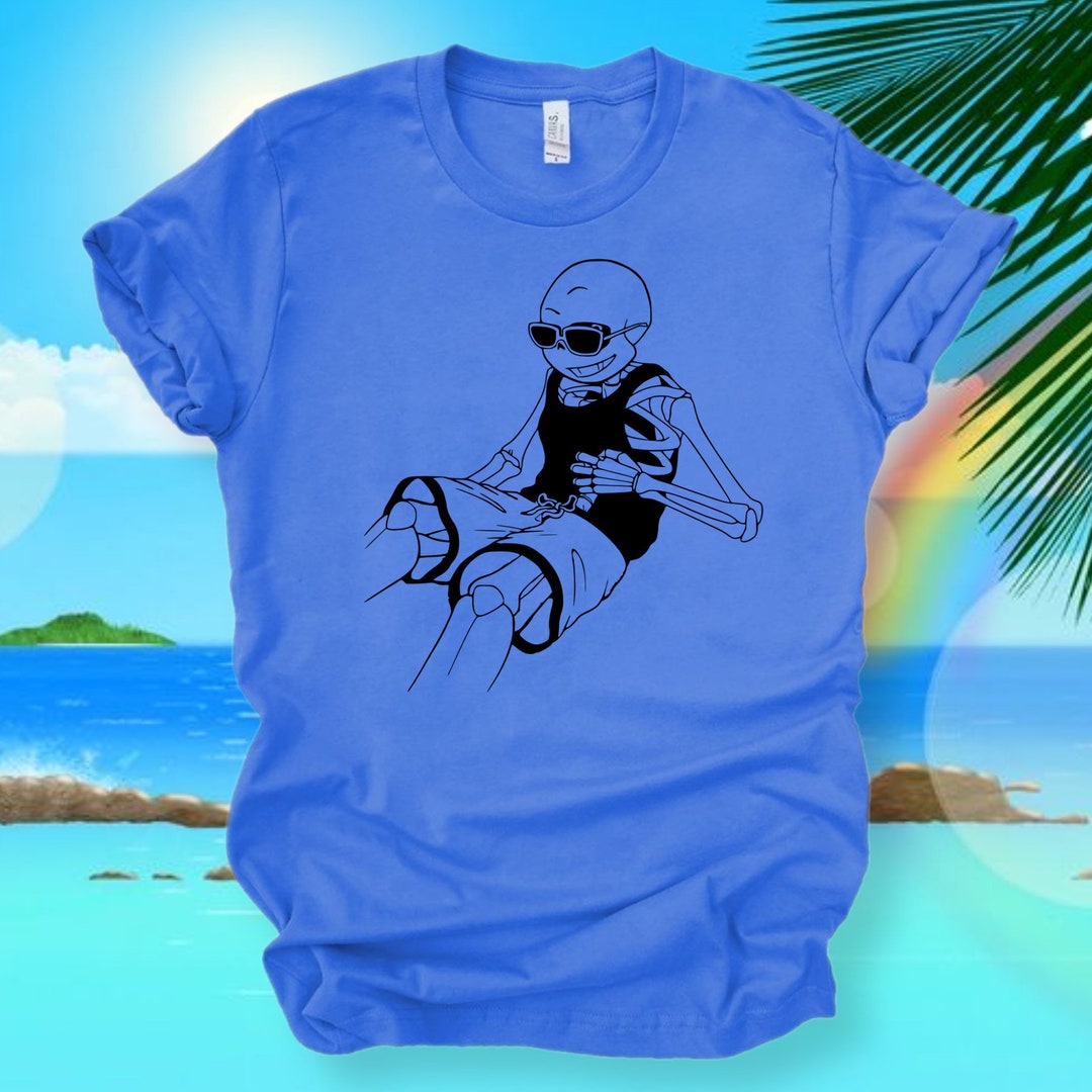 Undertale Sans Summer Tshirt | Unisex Spooky Goth Gamer Shirt ...