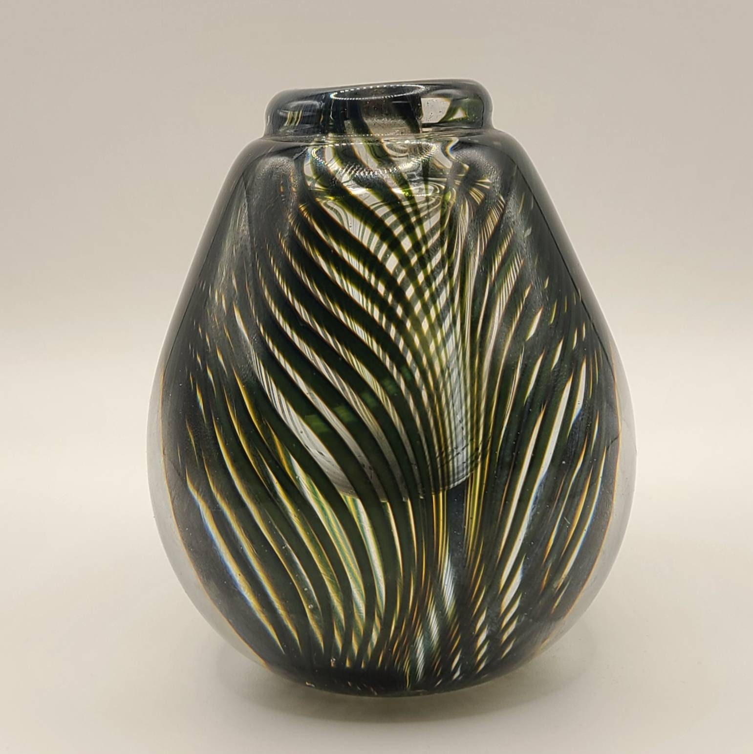 Robert Burch Hand Blown Glass Bud Vase Perfume Bottle 1981 No Topper - Etsy