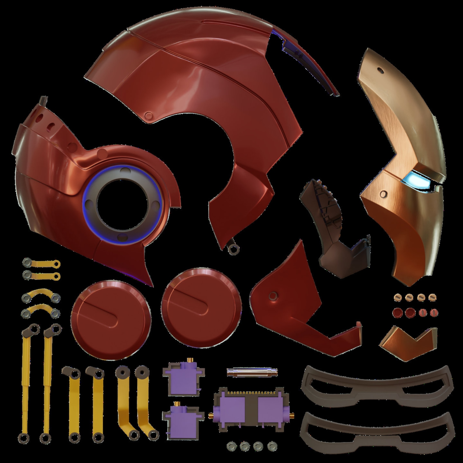 Iron Man Mk3 3d Printable Model With Full Inner Details and ...