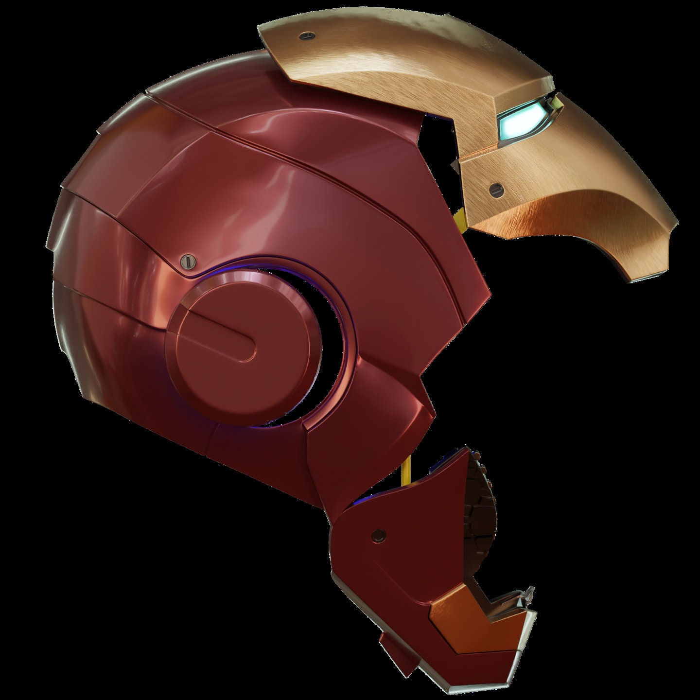 Iron Man MK7 Helmet STL 3D Print Model: Full Motorization - Etsy