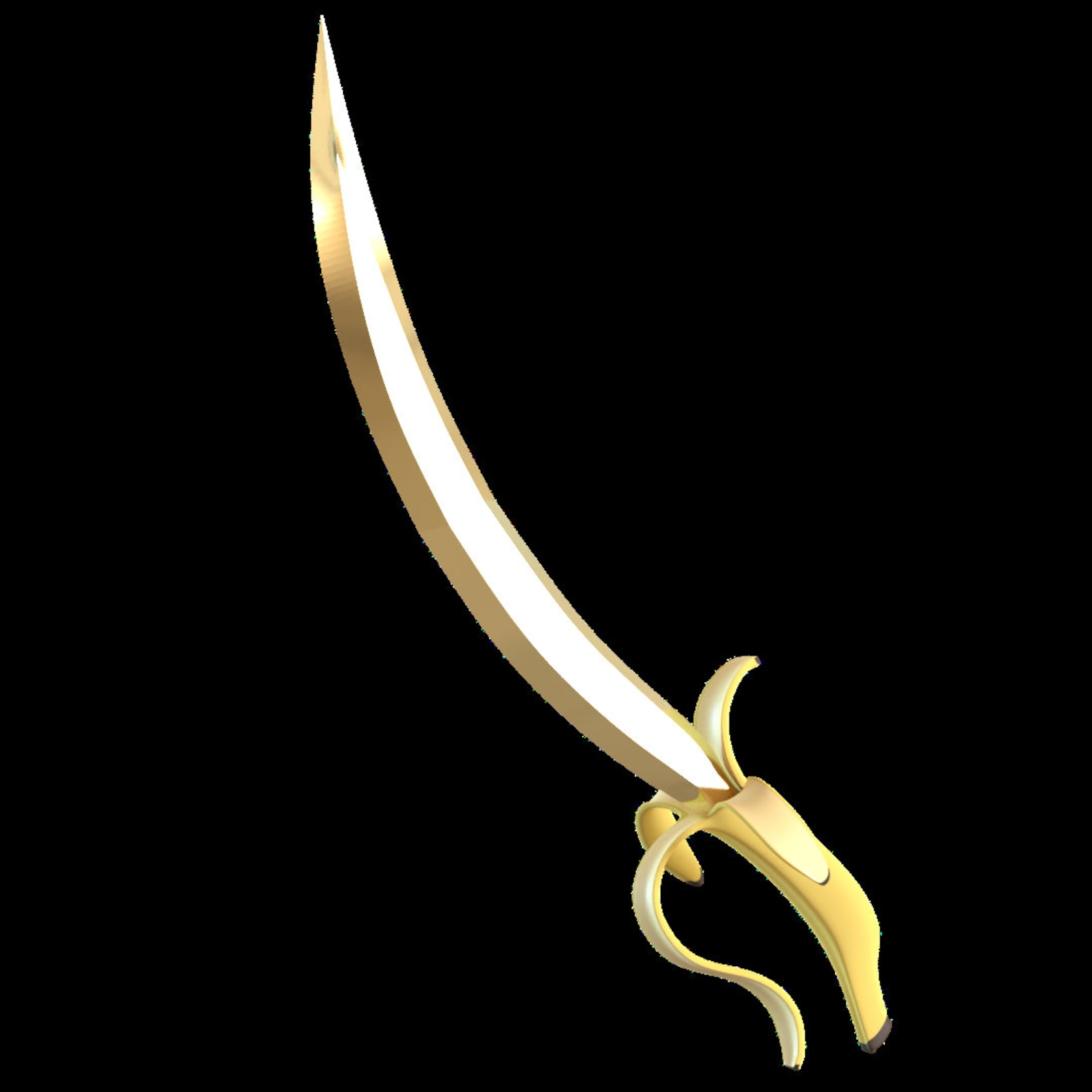 Banana Sword 3d Printable Model - Etsy