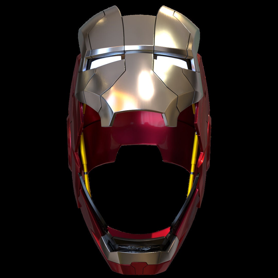 Iron Man Mk5 Helmet 3d Printable Model With Interior Details - Etsy UK