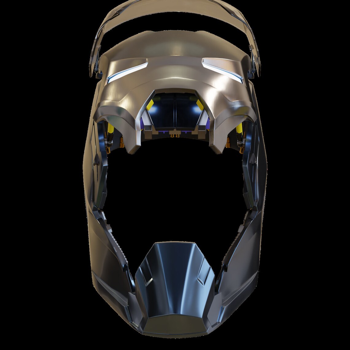 Iron Man Mk40 Helmet 3d Printable Model With Full Inner Details and ...