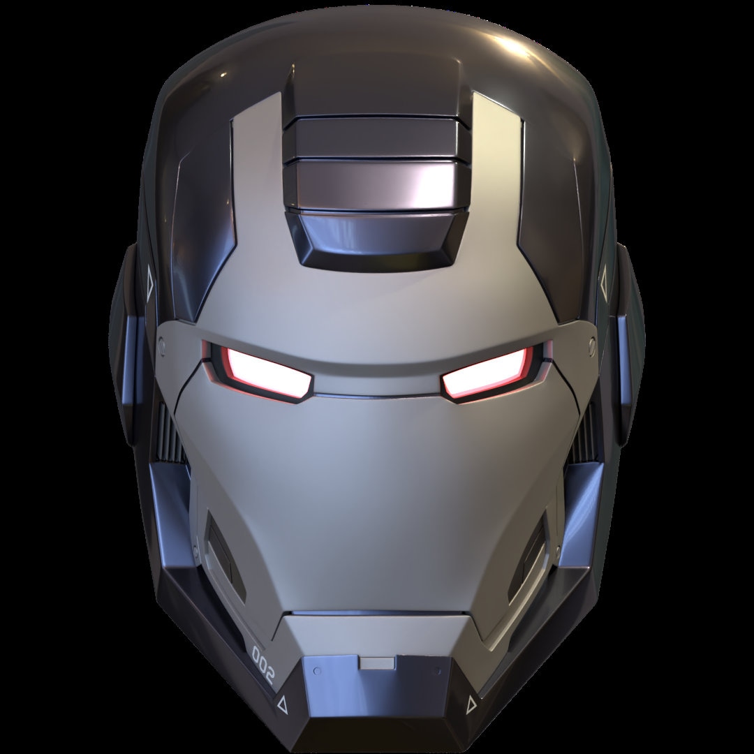 War Machine Iron Man 2 3d Print Model With Motorization and Interior ...